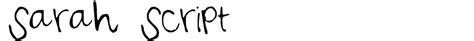 Sarah Script Font Download