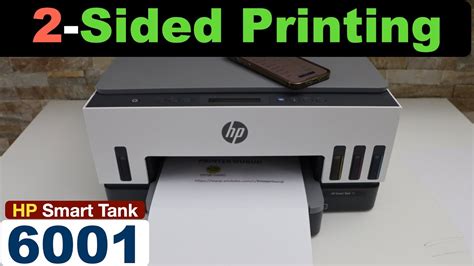Hp Smart Tank 6001 Double Sided Printing Enable 2 Sided Printing Video Youtube