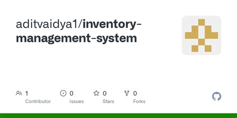 Github Aditvaidya Inventory Management System