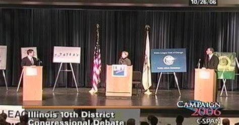 Illinois 10th Congressional District Debate October 26 2006 C