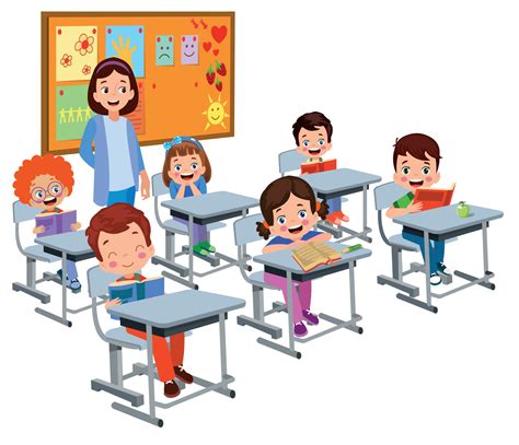 Classroom Illustration Classroom Clipart Classroom Attend Class