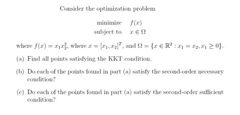 solved consider the optimization problem minimize f x