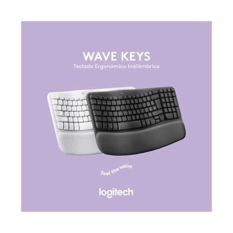 Teclado Logitech Wave Keys Ergo Inalambrico Esp Negro Speed Logic Tienda De Pc Gamer