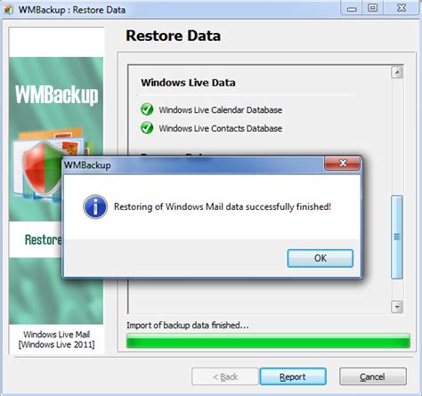 Wmbackup Data Backup Windows Mail And Windows Live Mail