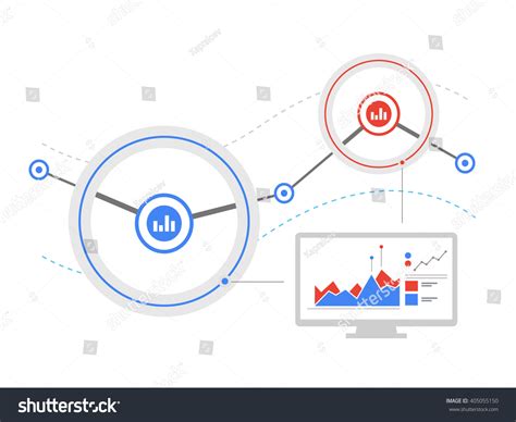 Data Flow Analysis Analytics Dashboard Stock Vector Royalty Free 405055150 Shutterstock