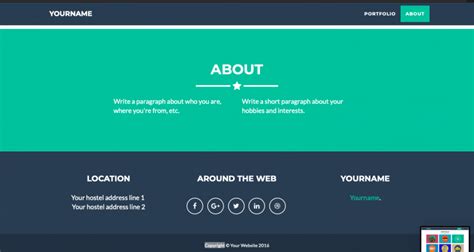 Free Html Css And Js Personal Website Developerprogrammer Template