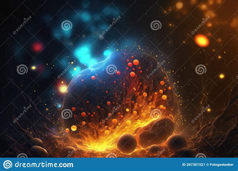 Glowing Particle Wallpaper Generative Ai Stock Illustration Illustration Of Light Hypnotic