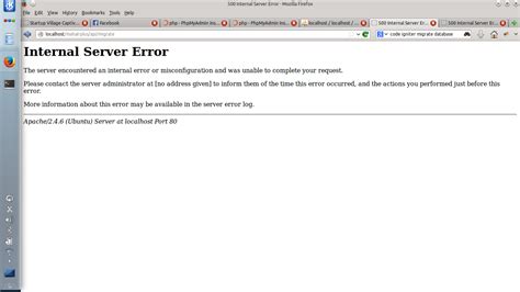 Php Codeigniter Database Migration Error Stack Overflow