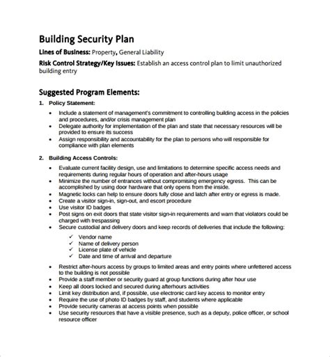 Security Companys Business Plan For Security Company Pertaining To