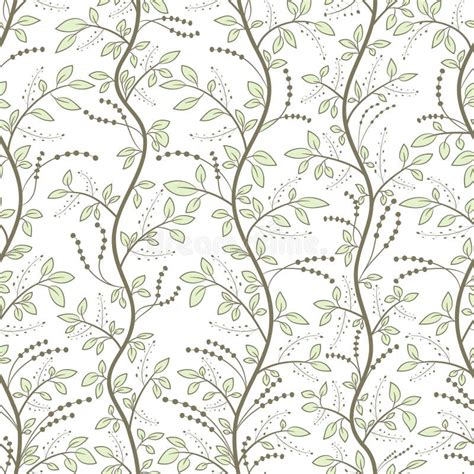 Tree Seamless Pattern Stock Vector Illustration Of Element 41658601