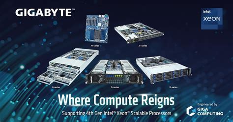 Giga Computing Announces Its Gigabyte Server Portfolio For The 4th Gen