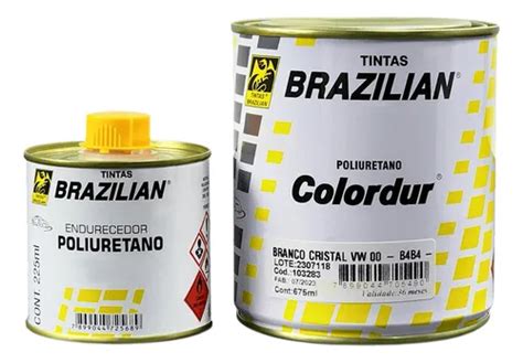 Brazilian Branco Cristal Vw 00 B4b4 Pu 900ml Frete Grátis