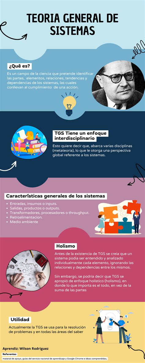 Infografia TGS resumen de teoría general de sistemas TEORIA GENERAL