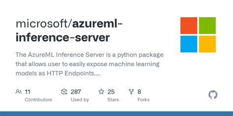 Github Microsoftazureml Inference Server The Azureml Inference Server Is A Python Package