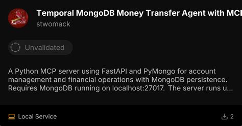 Temporal Mongodb Money Transfer Agen · Lobehub