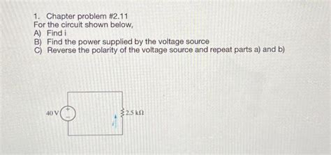 Solved Chapter Problem For The Circuit Shown Chegg