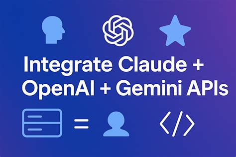Integrate Claude Openai And Gemini Apis Into Your App With Fallback