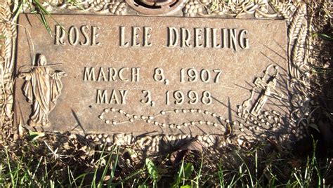 Rose Lee Brungardt Dreiling 1907 1998 Mémorial Find A Grave