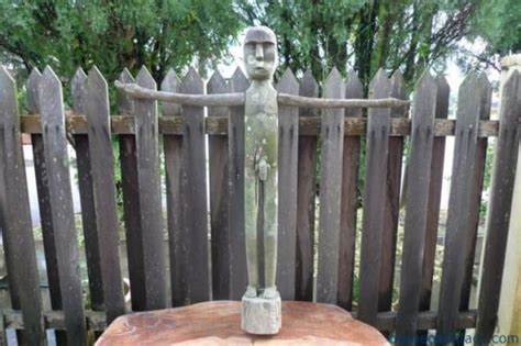 Sex Sculpture LARGE PENIS FERTILITY STATUE Dayak Tribal Figure Art