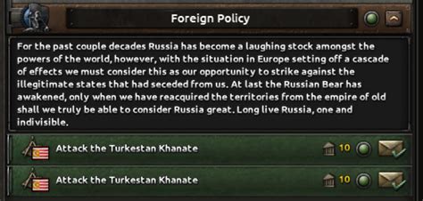 Rus Double Decisions To Attack Turkestan · Issue 6809 · Kaiserreich