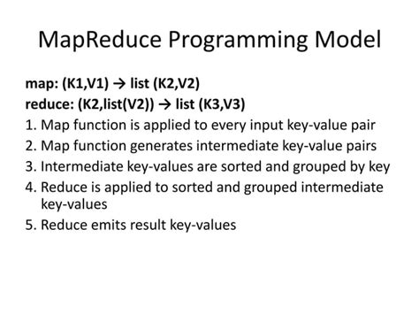 Map Reduce Programming Model To Solve Graph Problems Ppt
