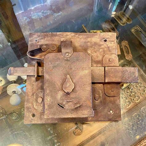 Antique 18th Century Lock Historic House Salvage
