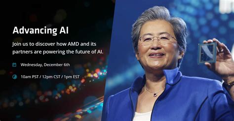 Amd Sets Advancing Ai Event For December 6th R Amd