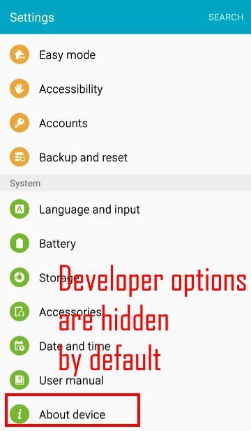 How To Unhide And Access Galaxy Note Developer Options And How To Hide Galaxy Note