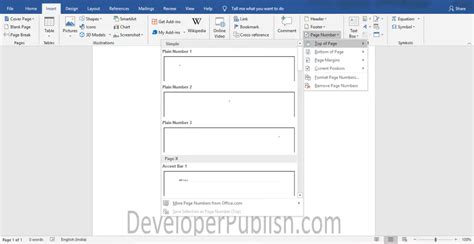 How To Insert Page Numbers In Microsoft Word Word Tutorials