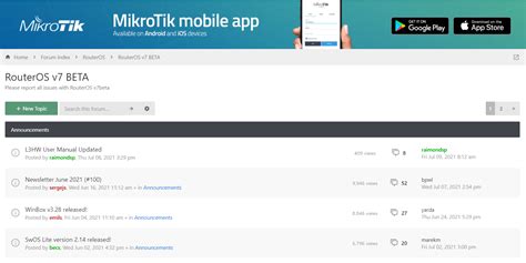 Mikrotik Forum