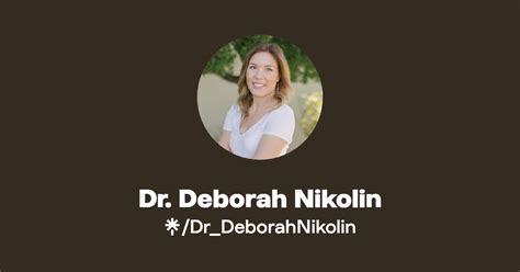 Dr Deborah Nikolin Linktree