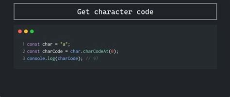 Farooq Dad 💚 Javascript Tip 💚 You Can Get Character