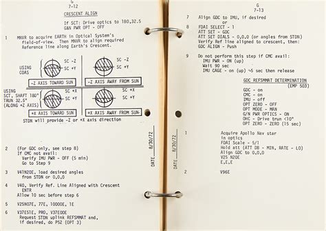Apollo 17 Basic Csm Entry Checklist Rr Auction