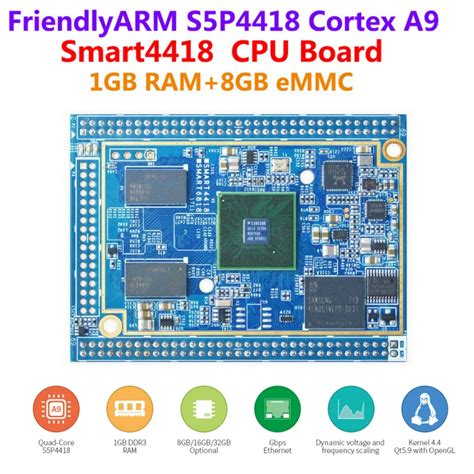 Quad Core Cortex A9 S5p4418 Cpu Board Friendlyarm Smart4418400mhz~1