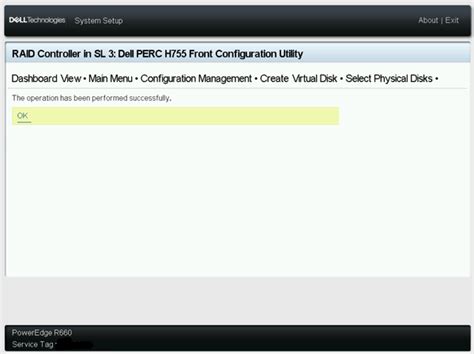 Creating A Virtual Disk And Selecting Raid Type On A Dell Poweredge Server