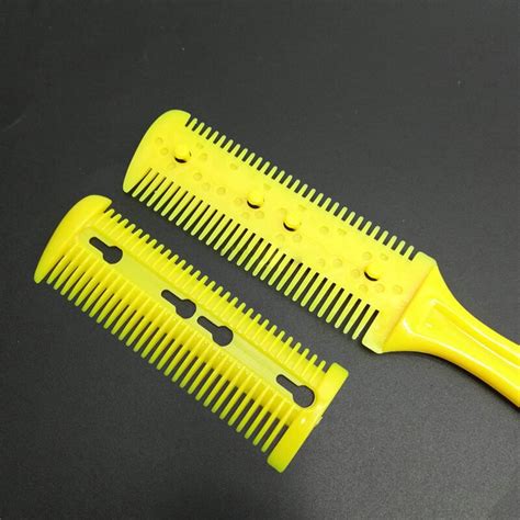 헤어 컷 스타일링 이발 가위 매직 블레이드 빗 미용 도구 키트 최고 품질 양면 나이프 1 개 Aliexpress