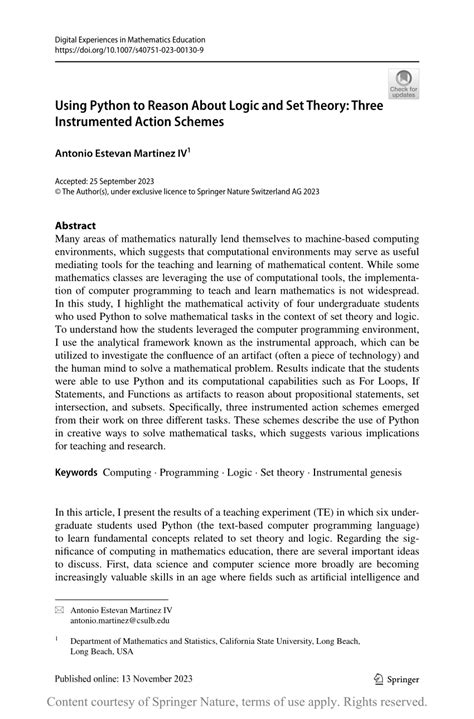 Using Python To Reason About Logic And Set Theory Three Instrumented Action Schemes