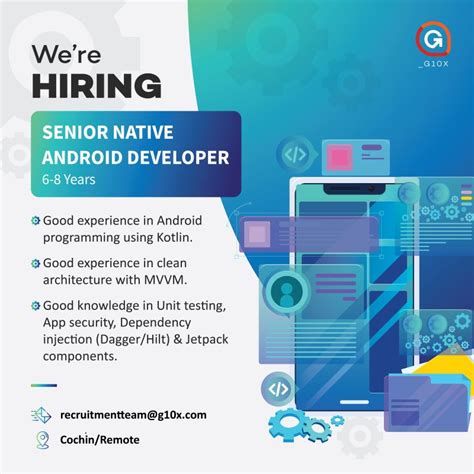 g10x on linkedin hiring androiddeveloper android androidjobs