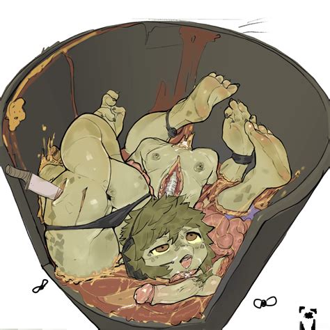 Rule 34 Ambiguous Gender Anthro Anus Bisected Blood Bodily Fluids