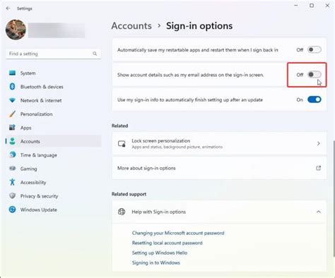 How To Hide Email Address On Lock Screen On Windows 11