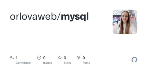 GitHub Orlovaweb Mysql