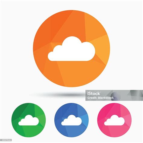 Ikon Tanda Awan Simbol Penyimpanan Data Ilustrasi Stok Unduh Gambar Sekarang Aplikasi