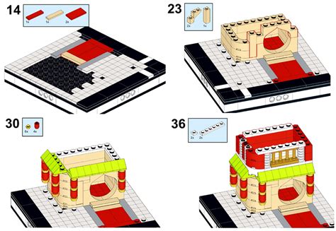 Lego Moc Mini Modular City Build From 41 Different Mocs By Gabizon