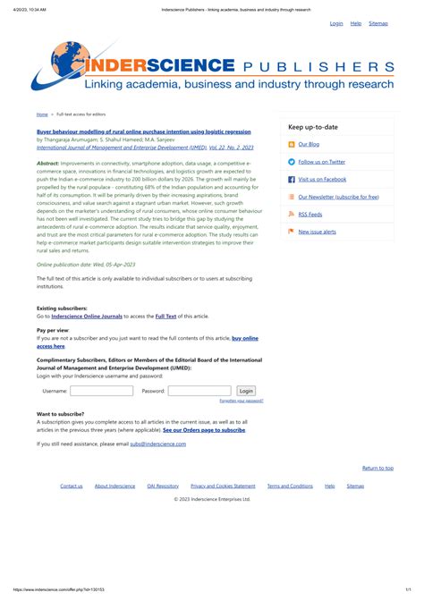 Pdf Buyer Behaviour Modelling Of Rural Online Purchase Intention