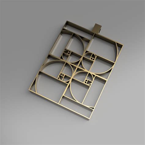 Stl File Fibonacci Medallion Set・model To Download And 3d Print・cults