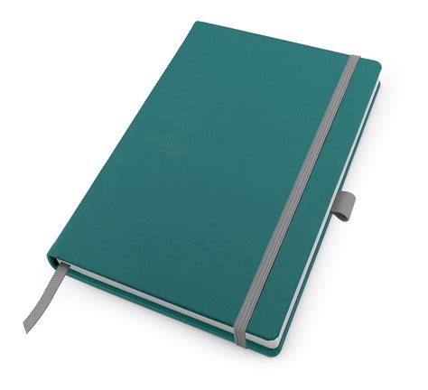 Recycled Eleather A5 Casebound Notebook With Elastic Strap And Pen Loop