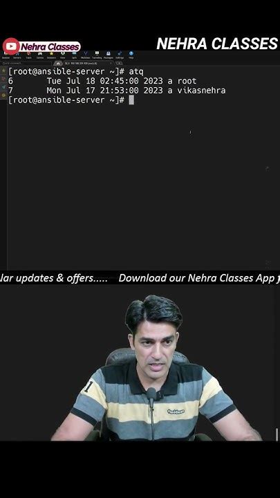 How To Deny The User To Schedule A Job Using At Command In Linux Nehra Classes Shorts Youtube