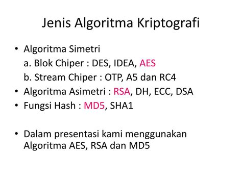 Ppt Algoritma Kriptografi Modern Powerpoint Presentation Free