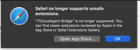 CCS MSP EXP430G2ET Browser Extension Is Blocked By Safari Code