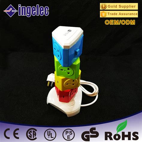 360 Retractable Extension Socket Retractable Power Vertical Usb Sockets High Quality 360